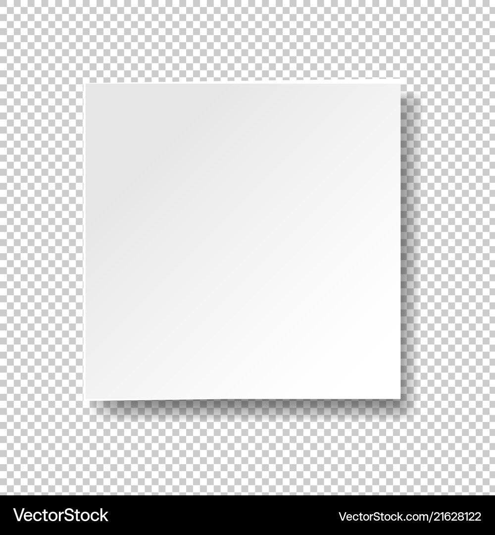 White banner isolated transparent background Vector Image