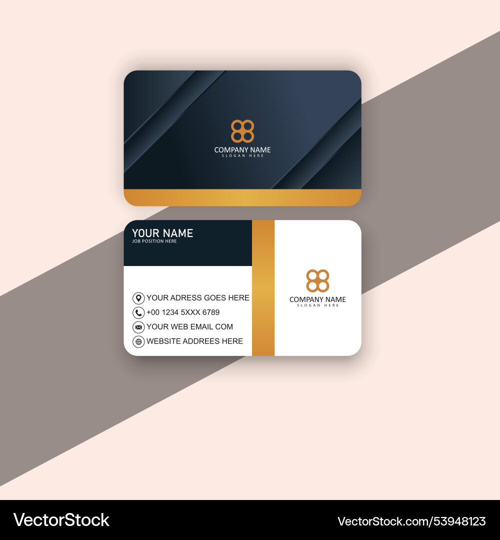 Business card Royalty Free Vector Image - VectorStock