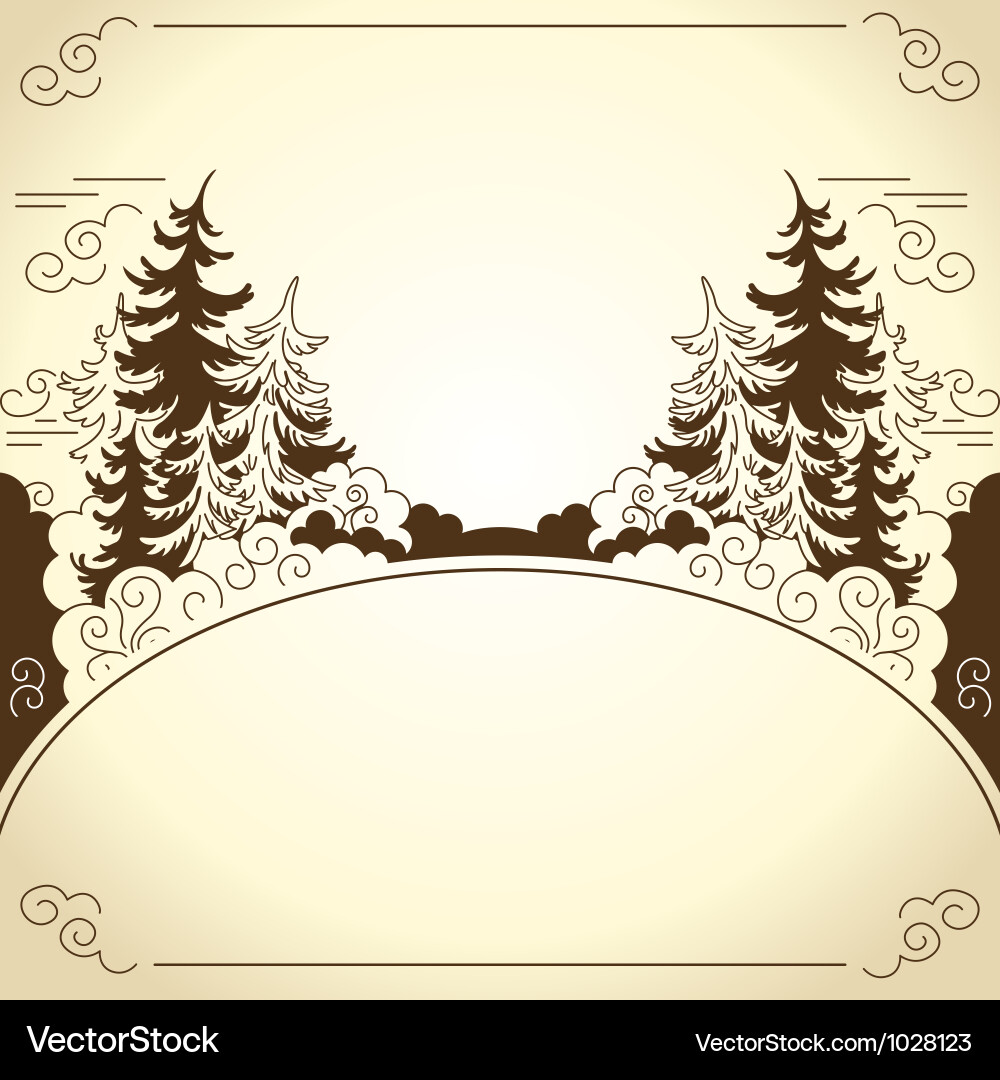 Landscape frame Royalty Free Vector Image - VectorStock