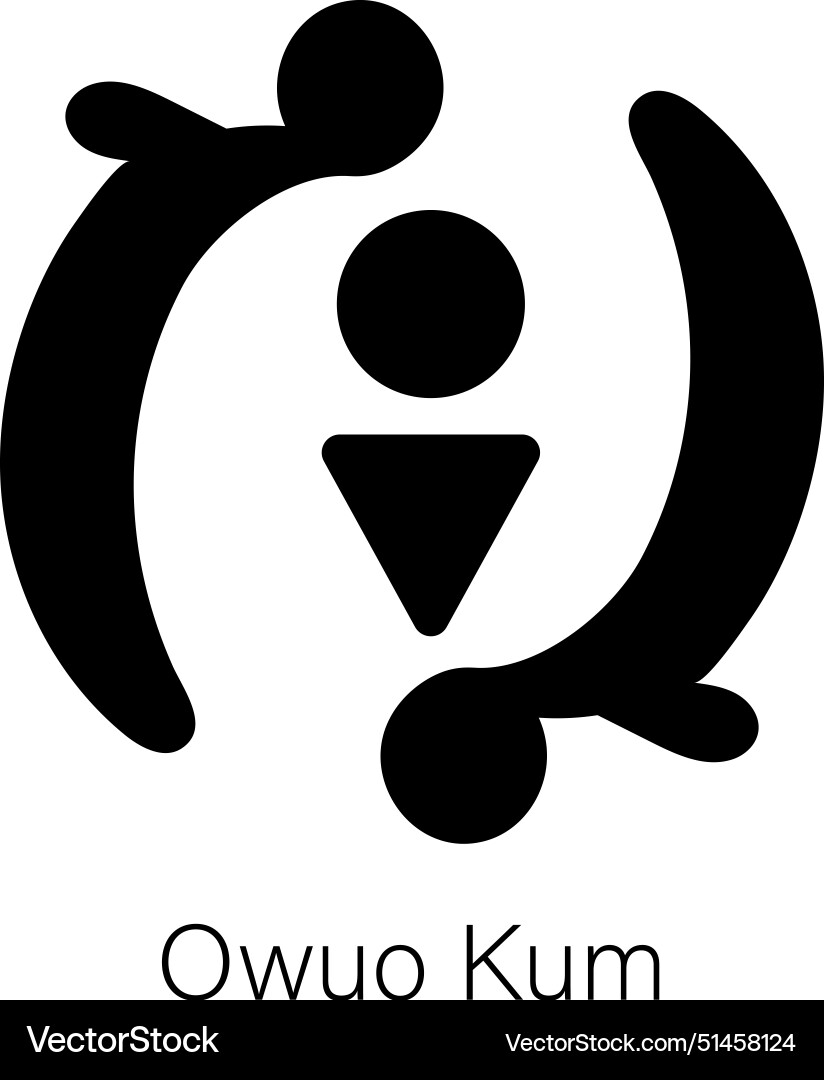 Owuo kum Royalty Free Vector Image - VectorStock