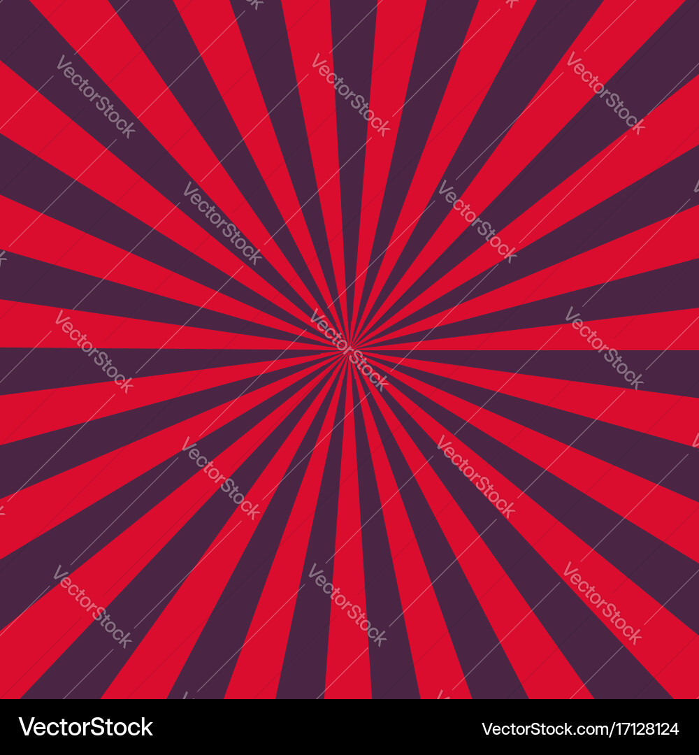 Retro sunburst ray in vintage dark style Vector Image