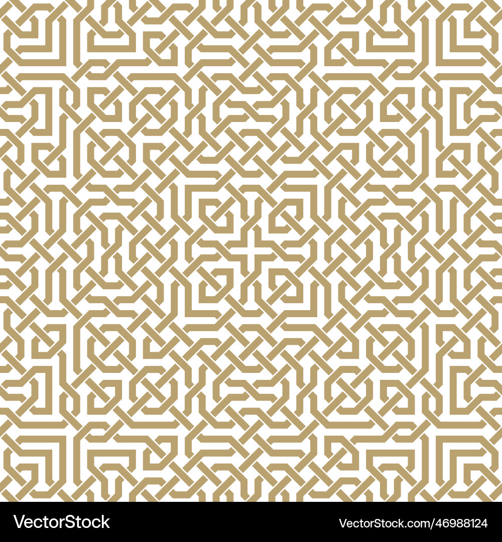 Seamless square pattern in authentic arabian style
