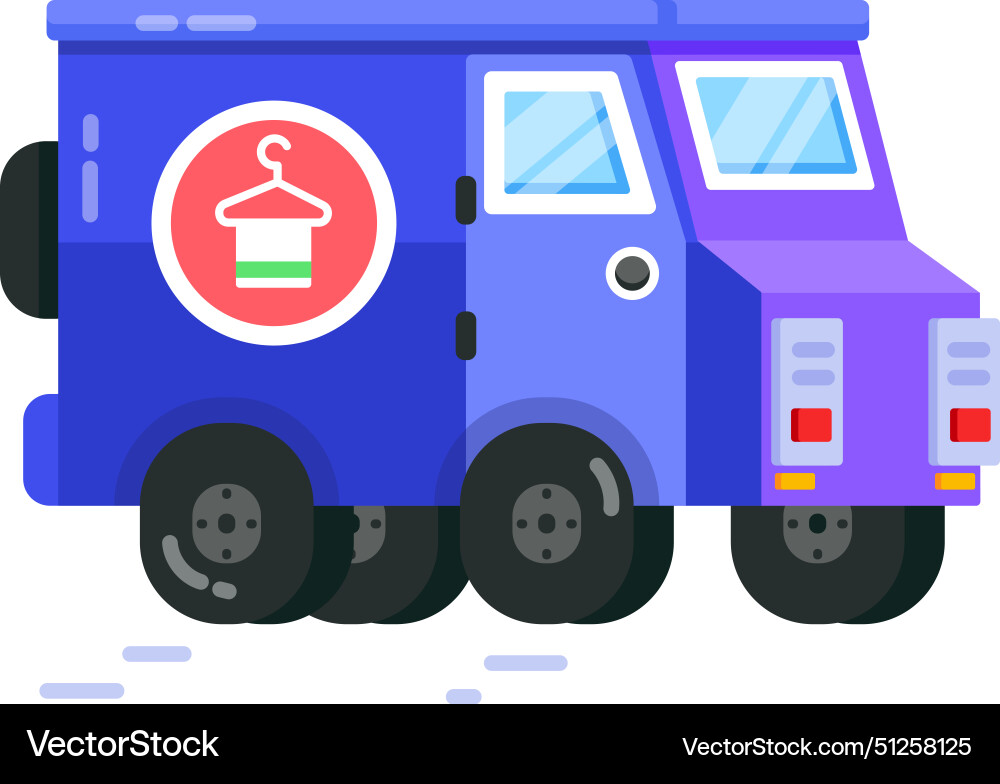 Laundry delivery Royalty Free Vector Image - VectorStock