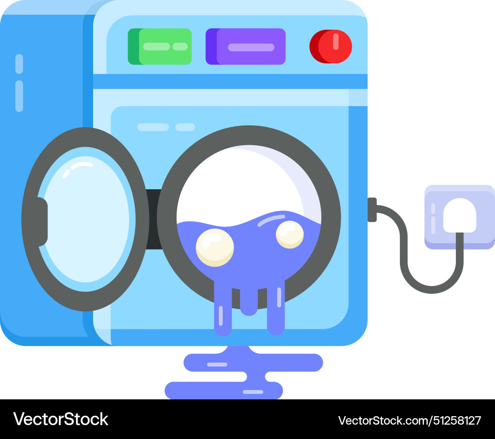 Commercial washer Royalty Free Vector Image - VectorStock