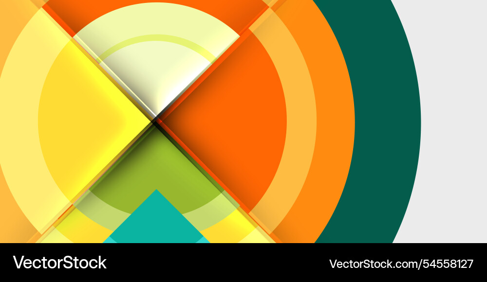 Target circle geometric abstract shapes Royalty Free Vector