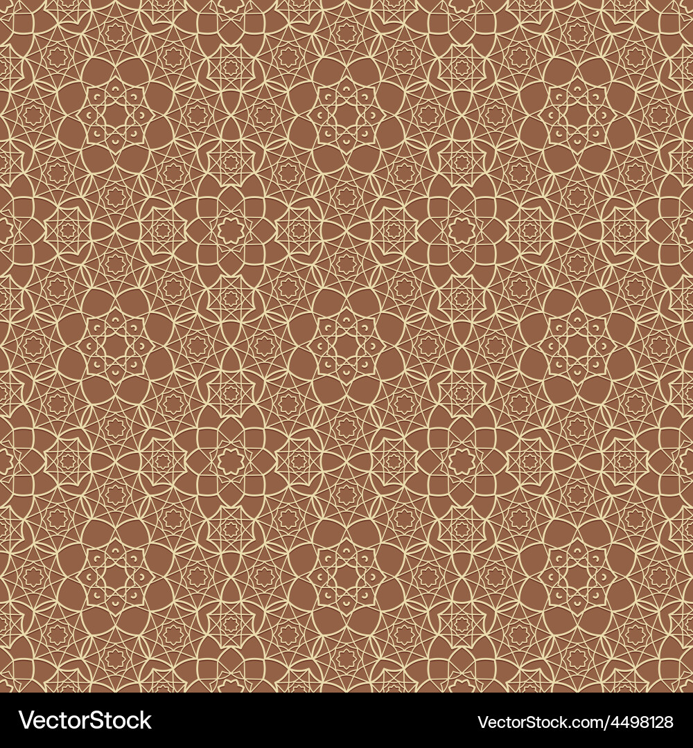 Intricate Islamic Damask Royalty Free Vector Image
