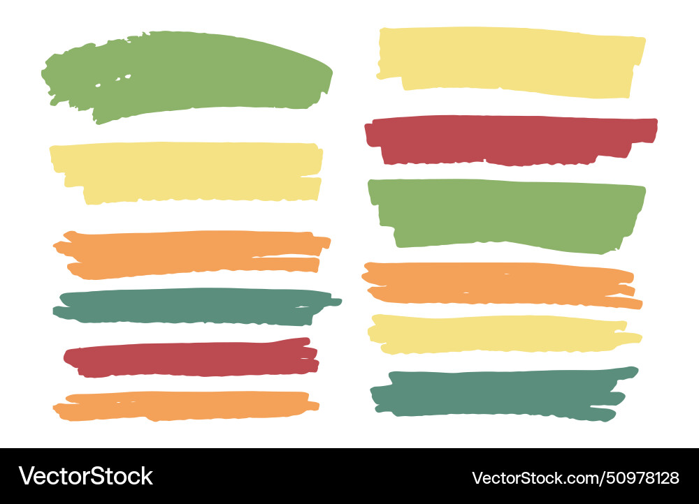 Marker stroke 1 Royalty Free Vector Image - VectorStock