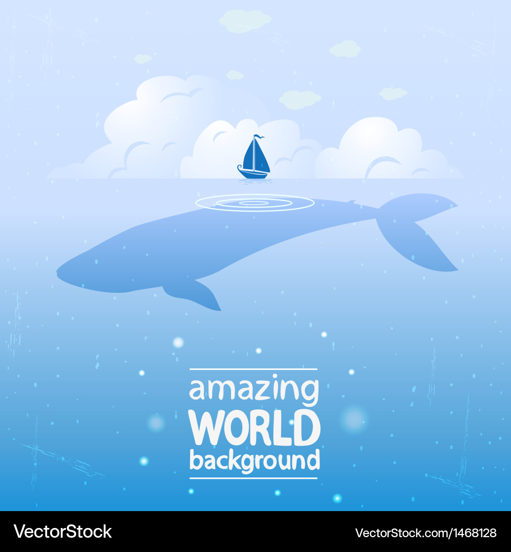 Whale Royalty Free Vector Image - VectorStock
