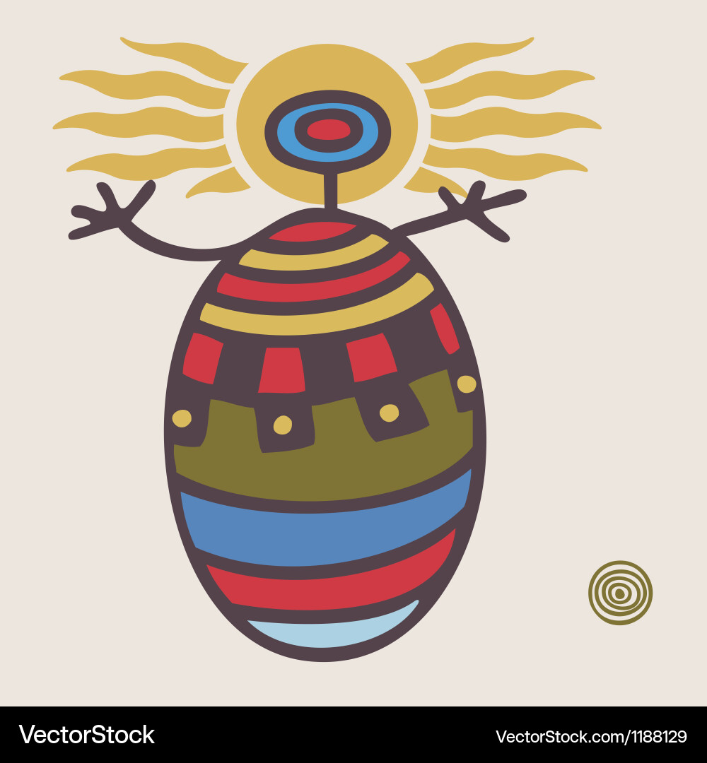 African doll Royalty Free Vector Image - VectorStock