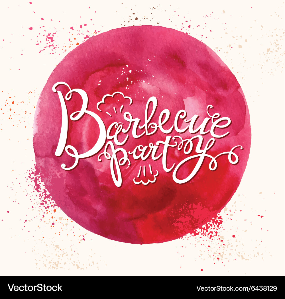 Barbecue party logo Royalty Free Vector Image - VectorStock
