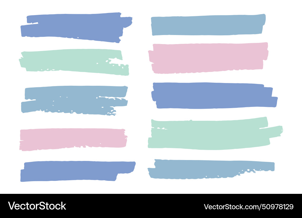 Marker stroke 2 Royalty Free Vector Image - VectorStock