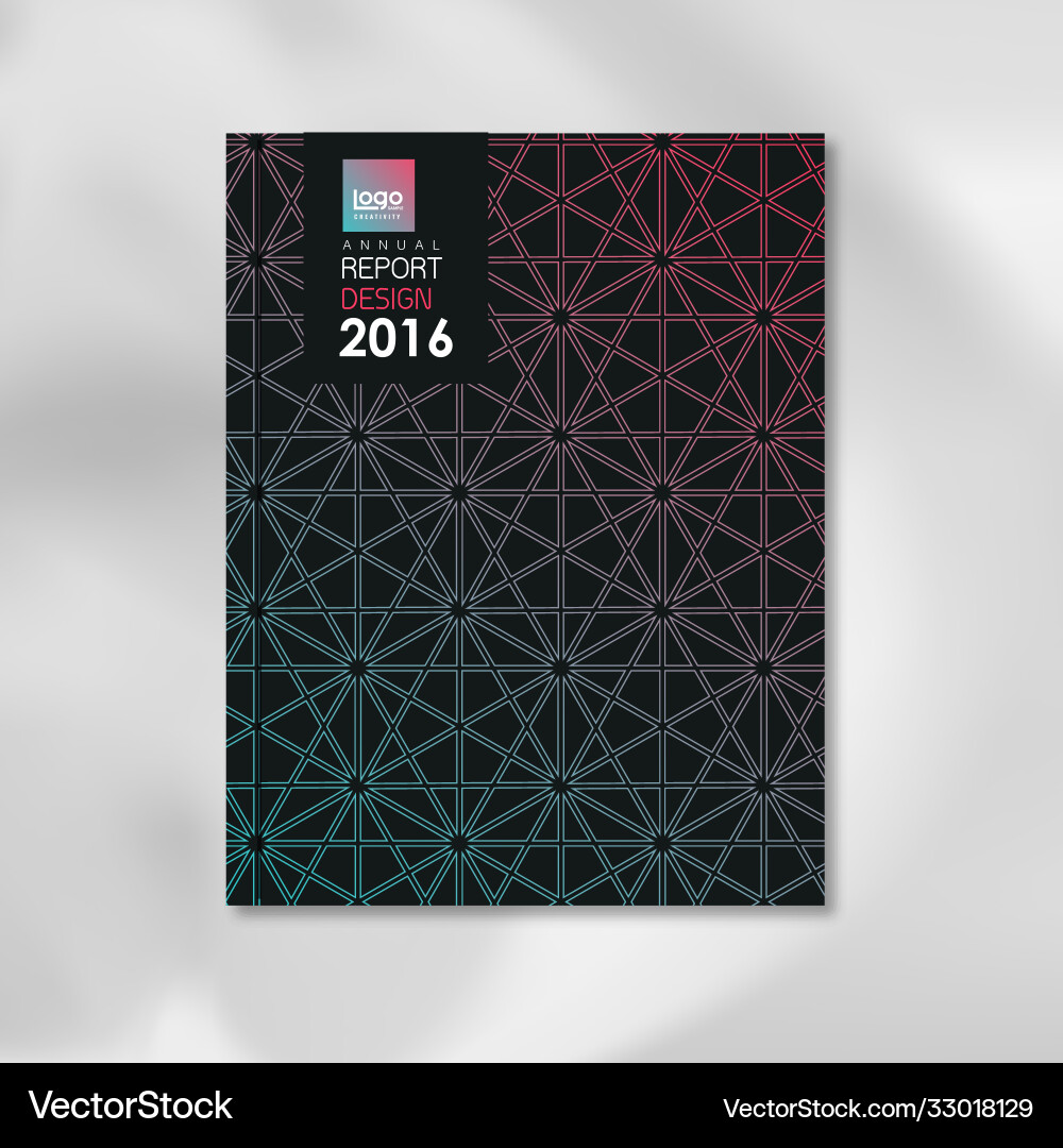 Report cover 14 Royalty Free Vector Image - VectorStock