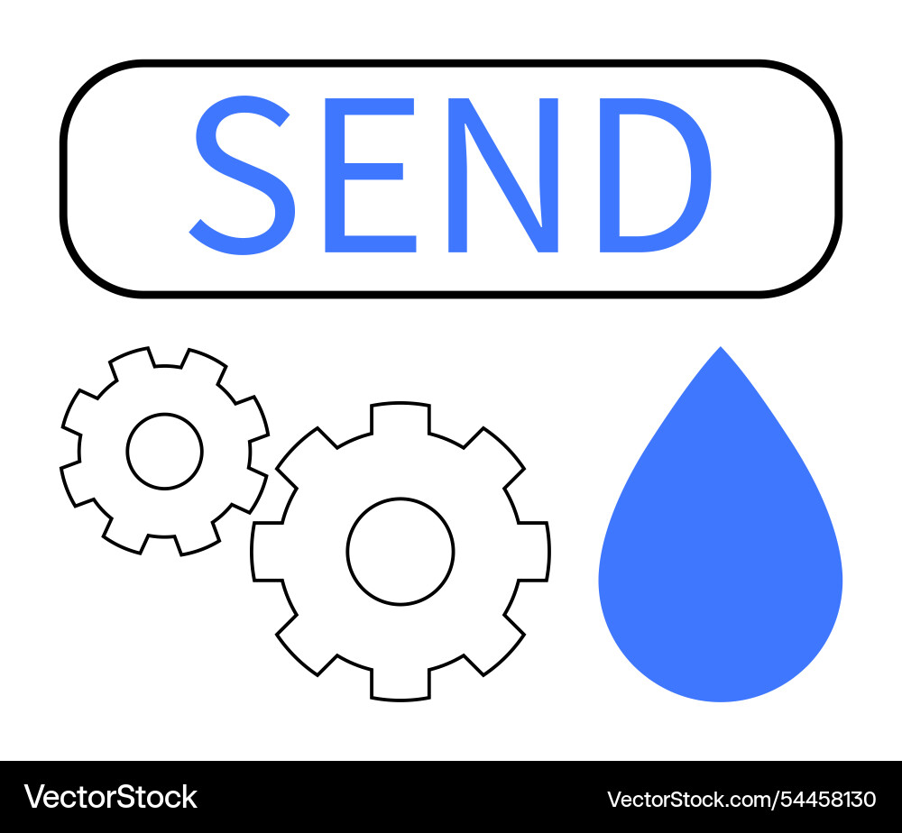 Integration of technology in communication and Vector Image