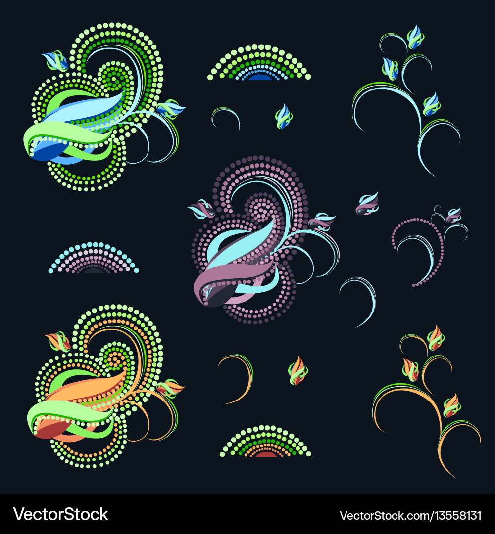 Floral Ornament Seamless Pattern Royalty Free Vector Image