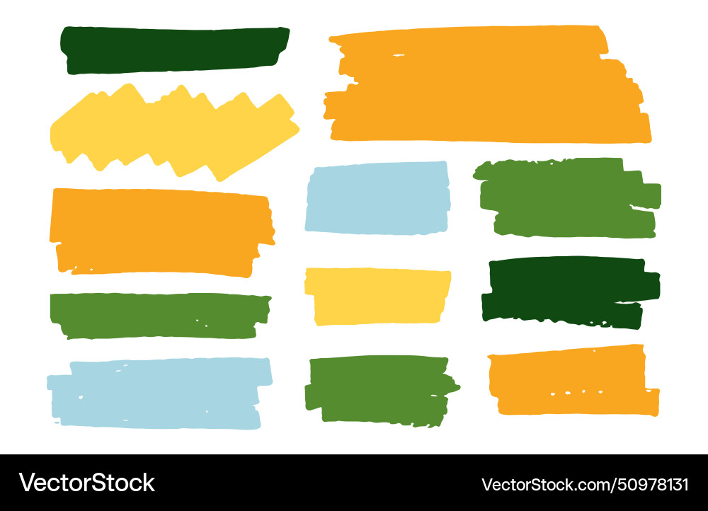 Marker stroke 4 Royalty Free Vector Image - VectorStock