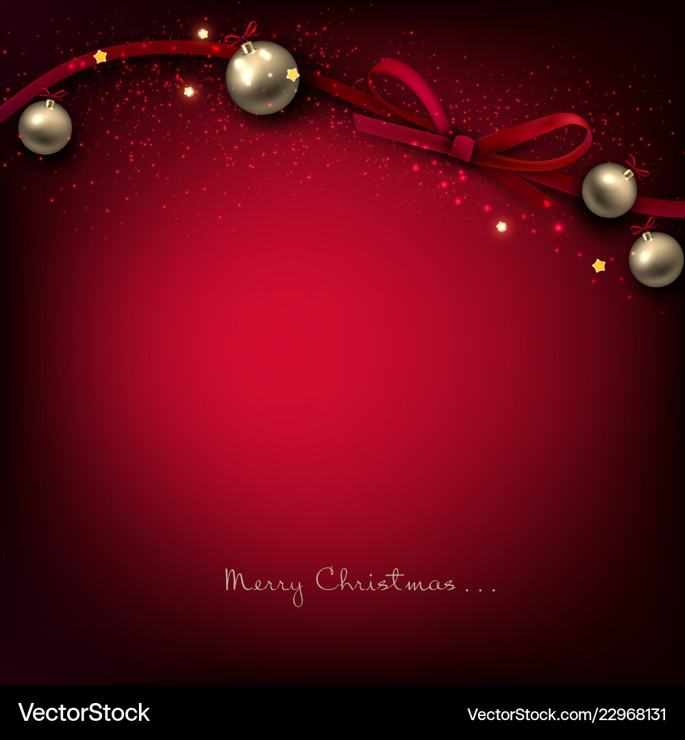 Merry christmas greeting re Royalty Free Vector Image