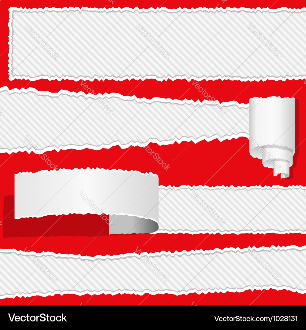 Ripped Paper Textures Royalty Free Vector Image