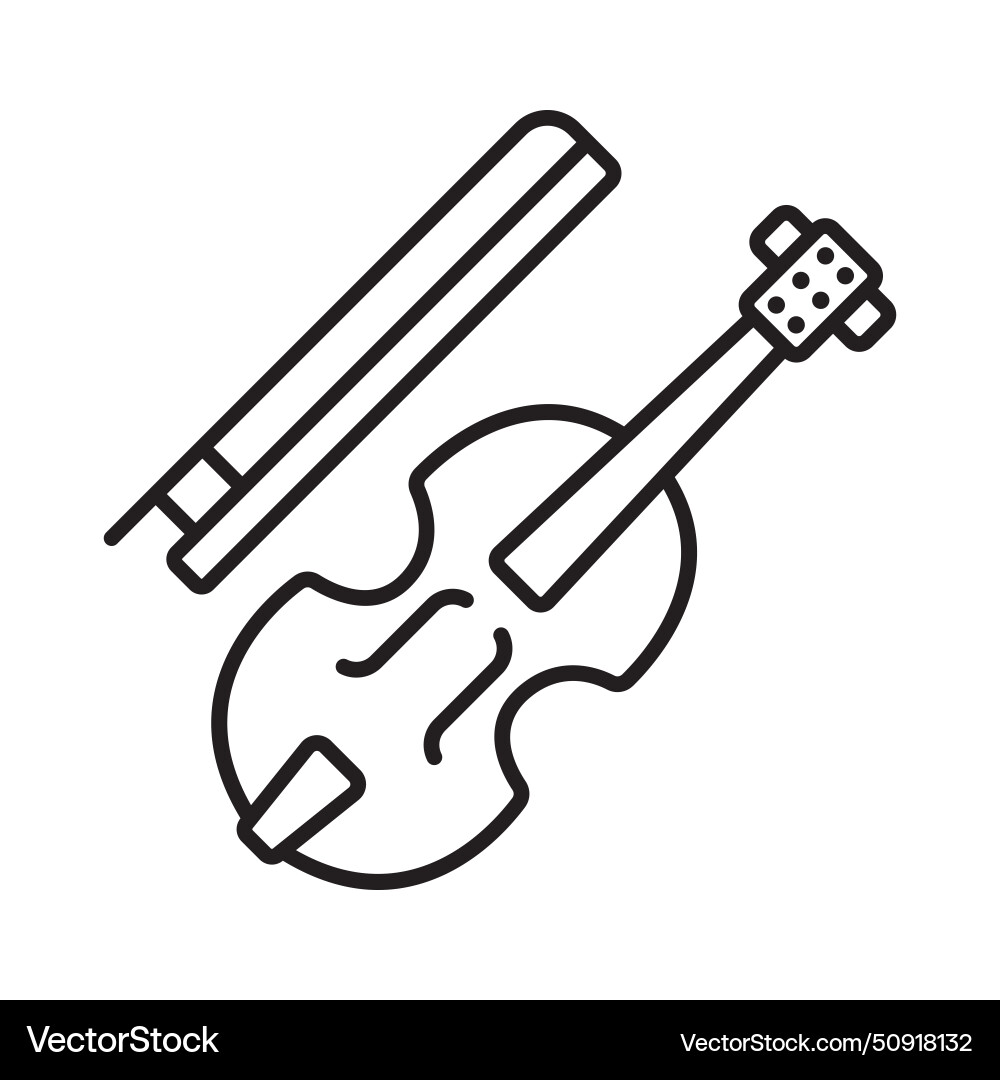 Violin icon Royalty Free Vector Image - VectorStock