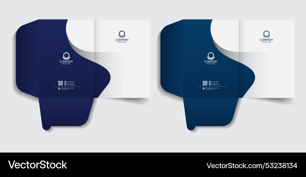 Document folder design abstract cover Royalty Free Vector