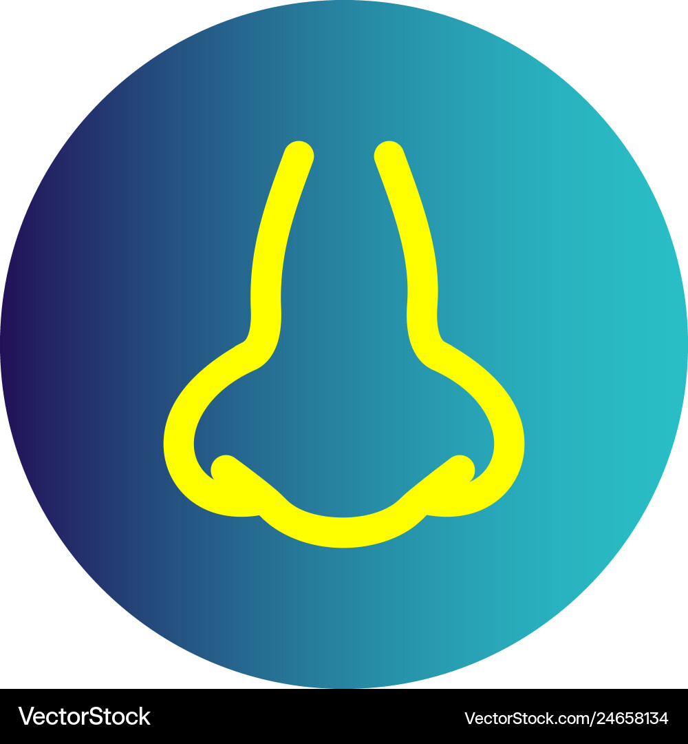 Nose icon Royalty Free Vector Image - VectorStock
