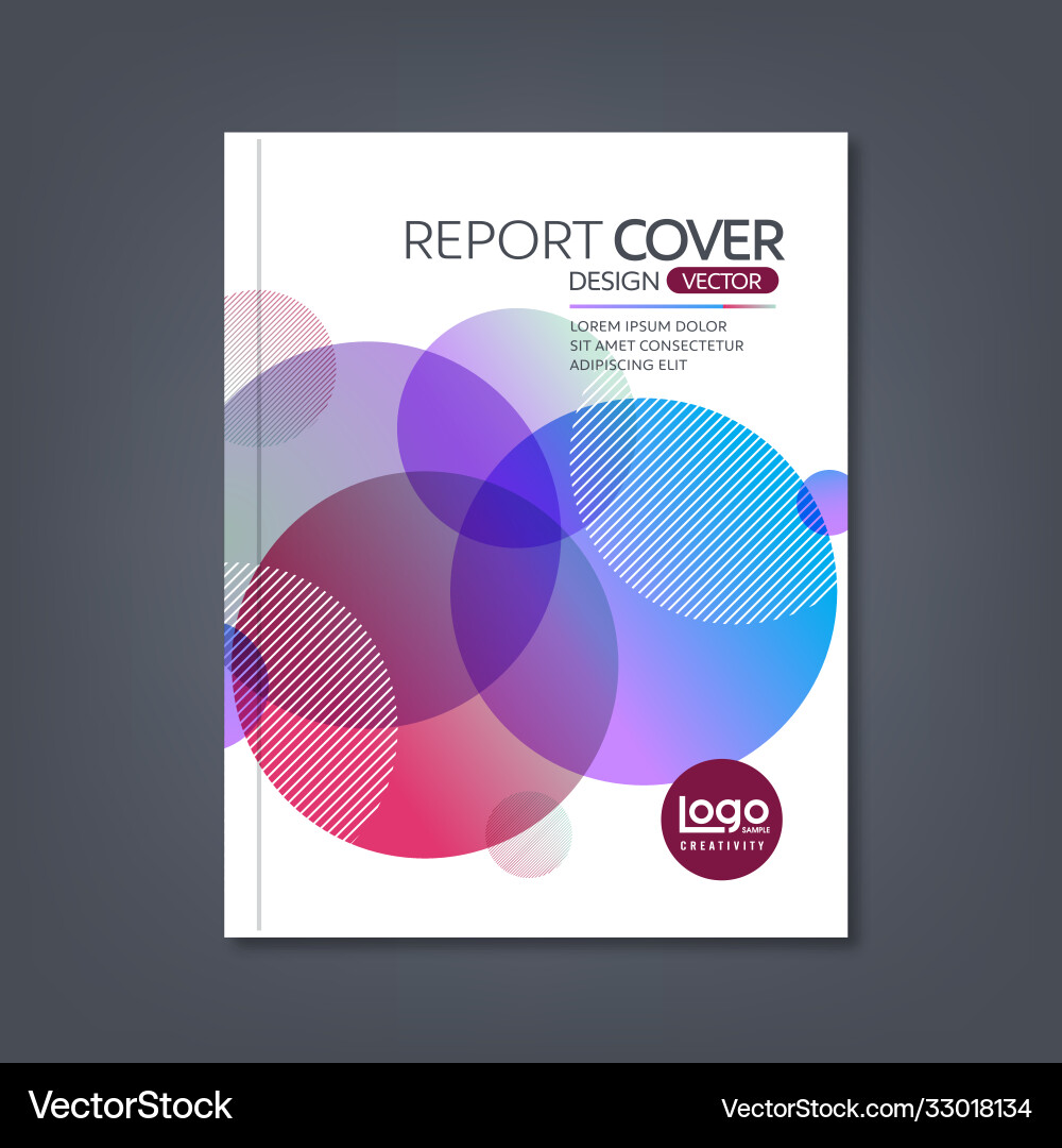 Report cover 26 Royalty Free Vector Image - VectorStock
