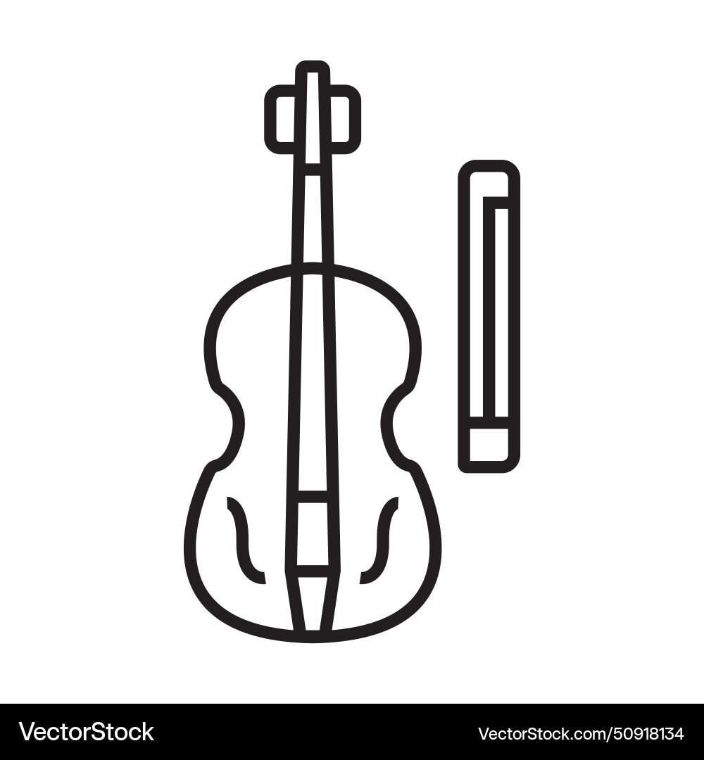 Violin icon Royalty Free Vector Image - VectorStock