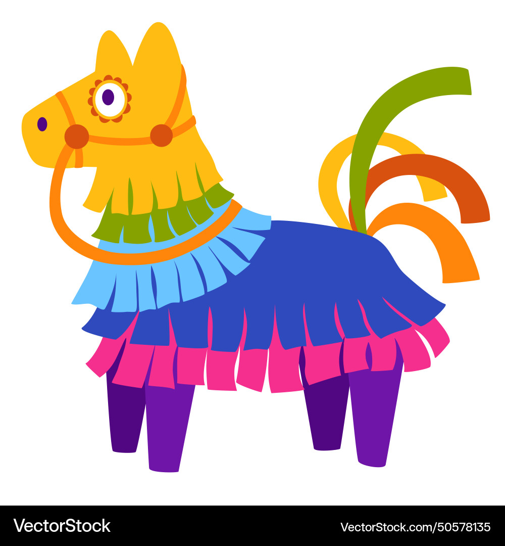 1610 pinata Royalty Free Vector Image - VectorStock