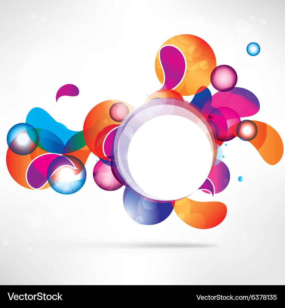 Colorful Circle Pattern Royalty Free Vector Image