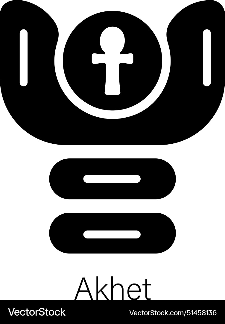 Akhet Royalty Free Vector Image - VectorStock