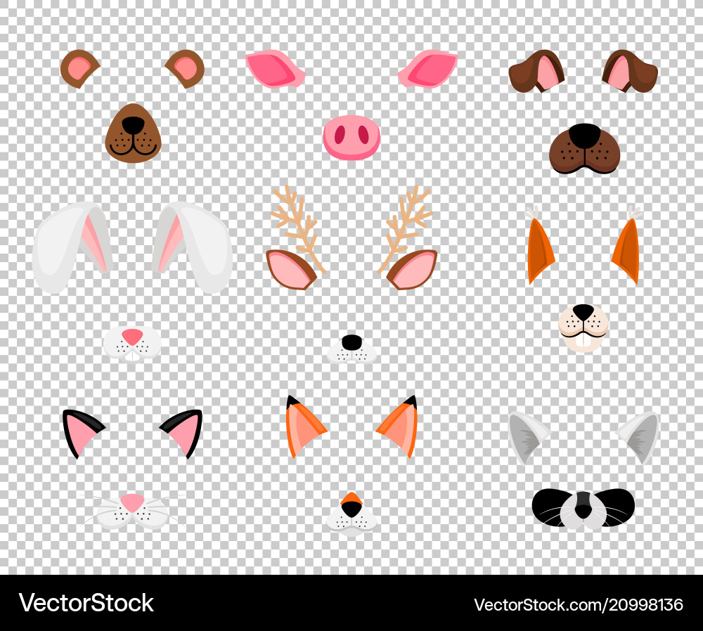 Animal Face Filter Vector Images (over 420)