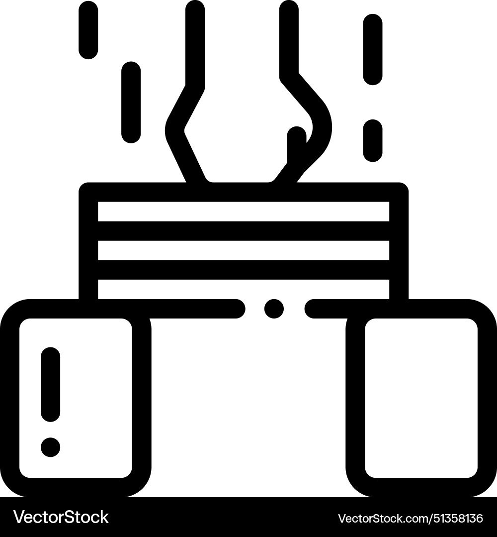 Arts icon thin linear style design isolated Vector Image