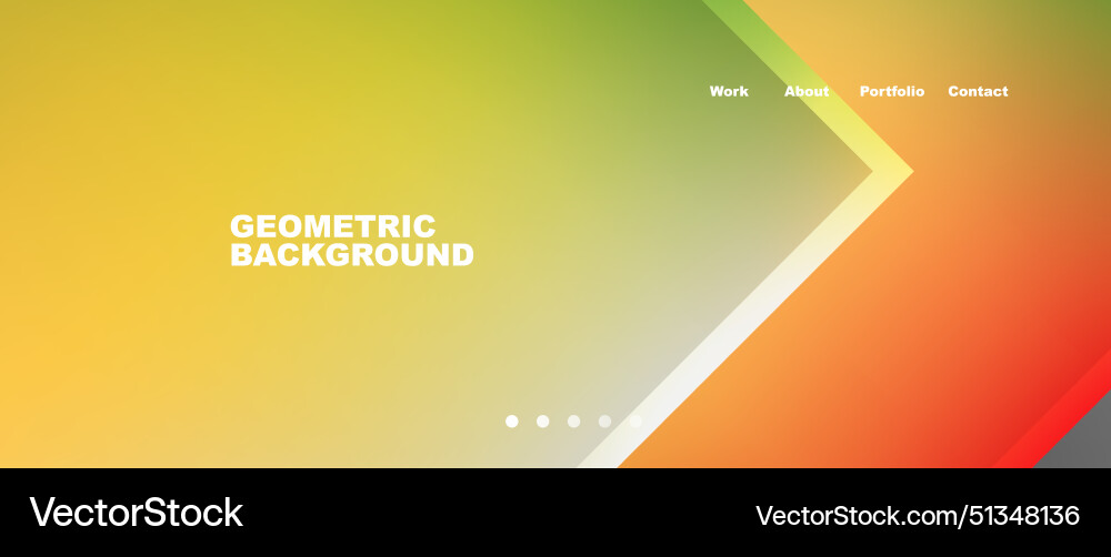 Colorful gradients with abstract geometric shapes Vector Image