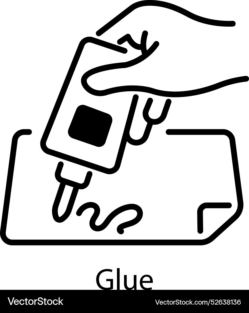 Glue Royalty Free Vector Image - VectorStock
