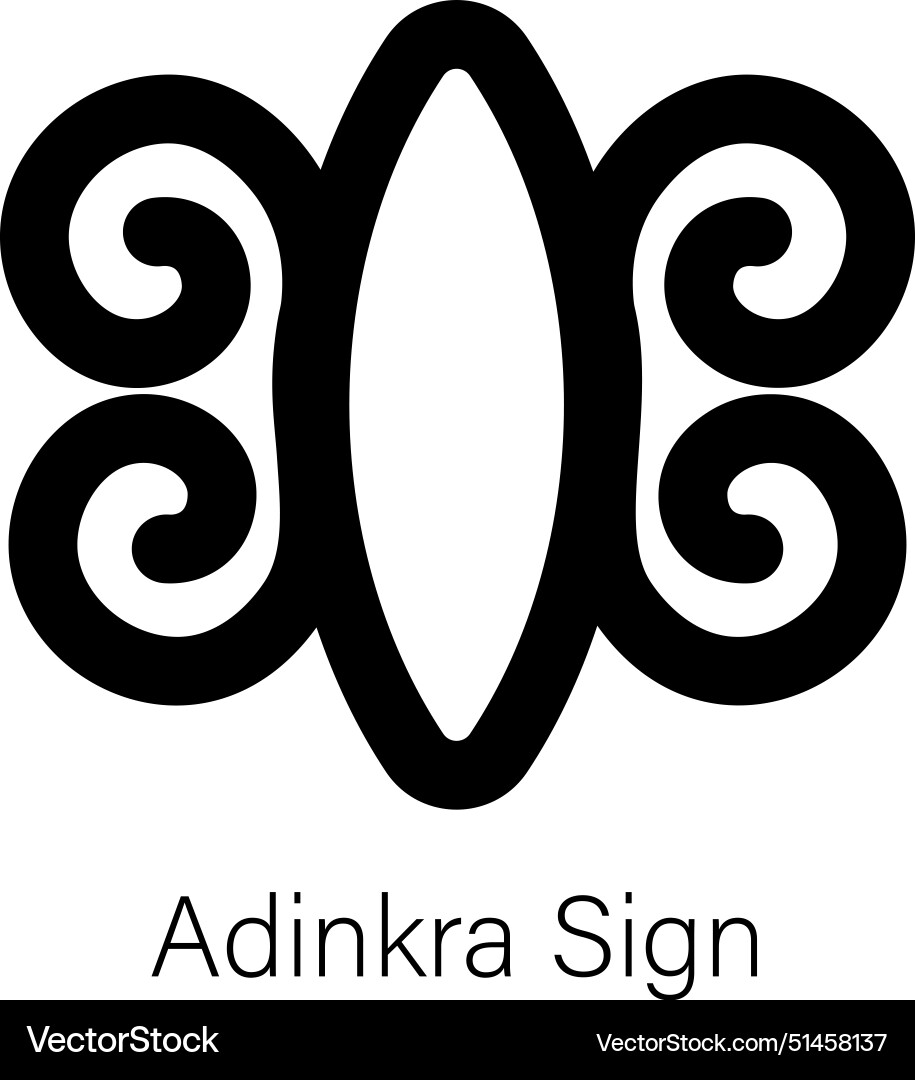 Adinkra sign Royalty Free Vector Image - VectorStock