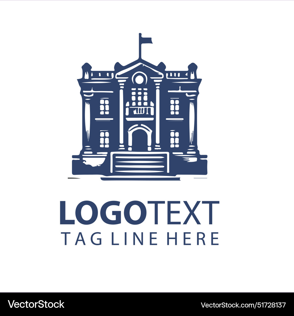 Castle logo Royalty Free Vector Image - VectorStock