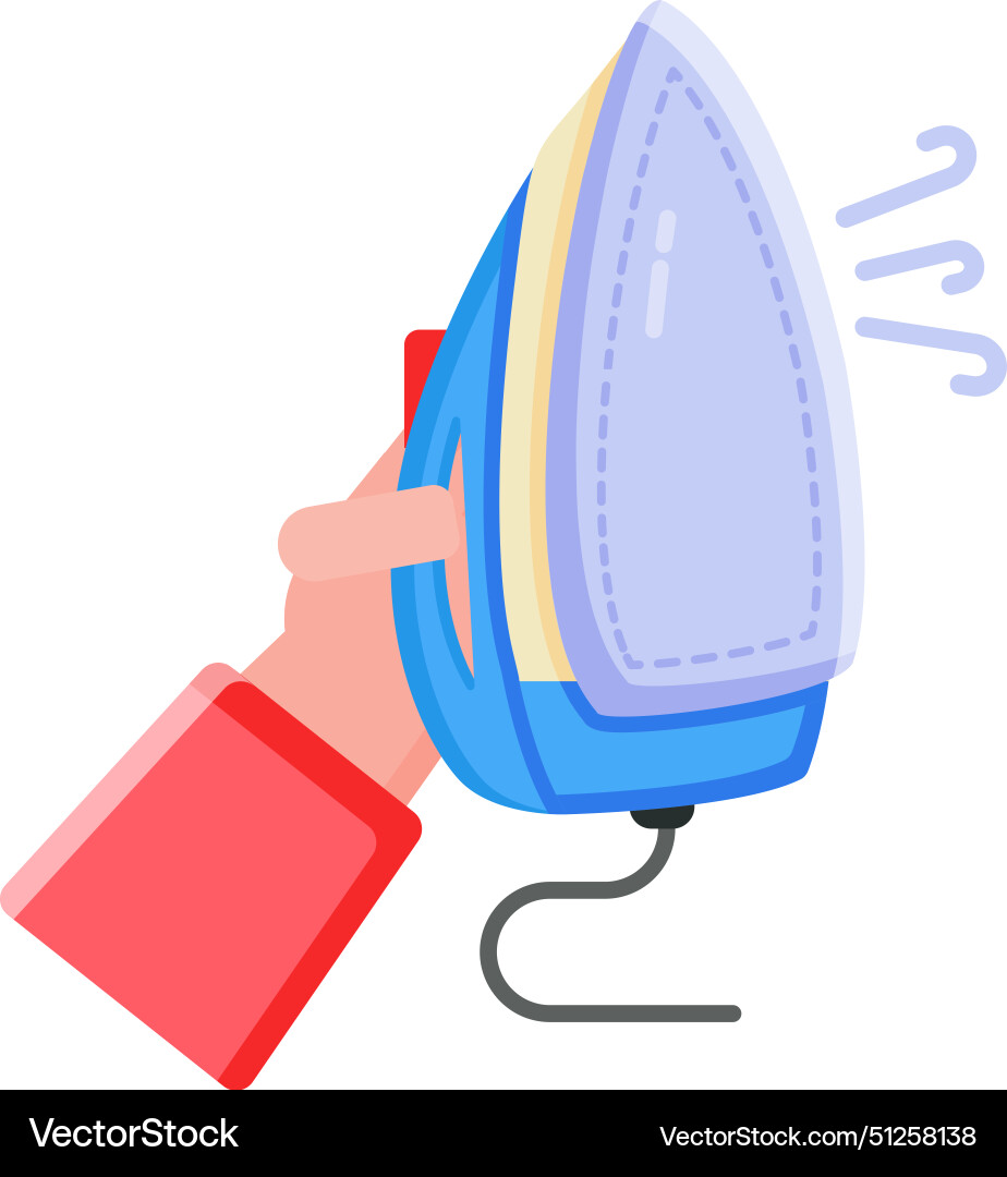 Electric iron Royalty Free Vector Image - VectorStock