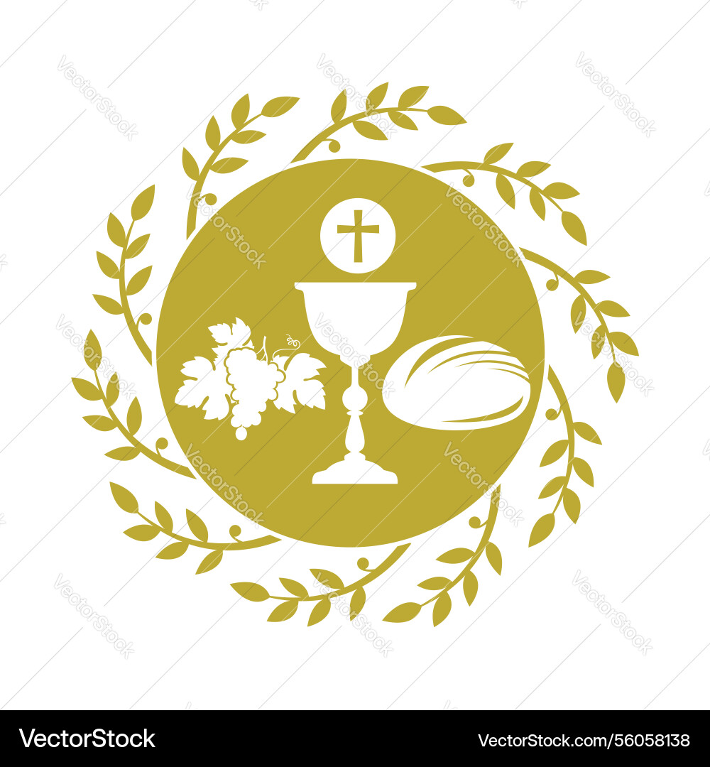 Holy communion icon Royalty Free Vector Image - VectorStock