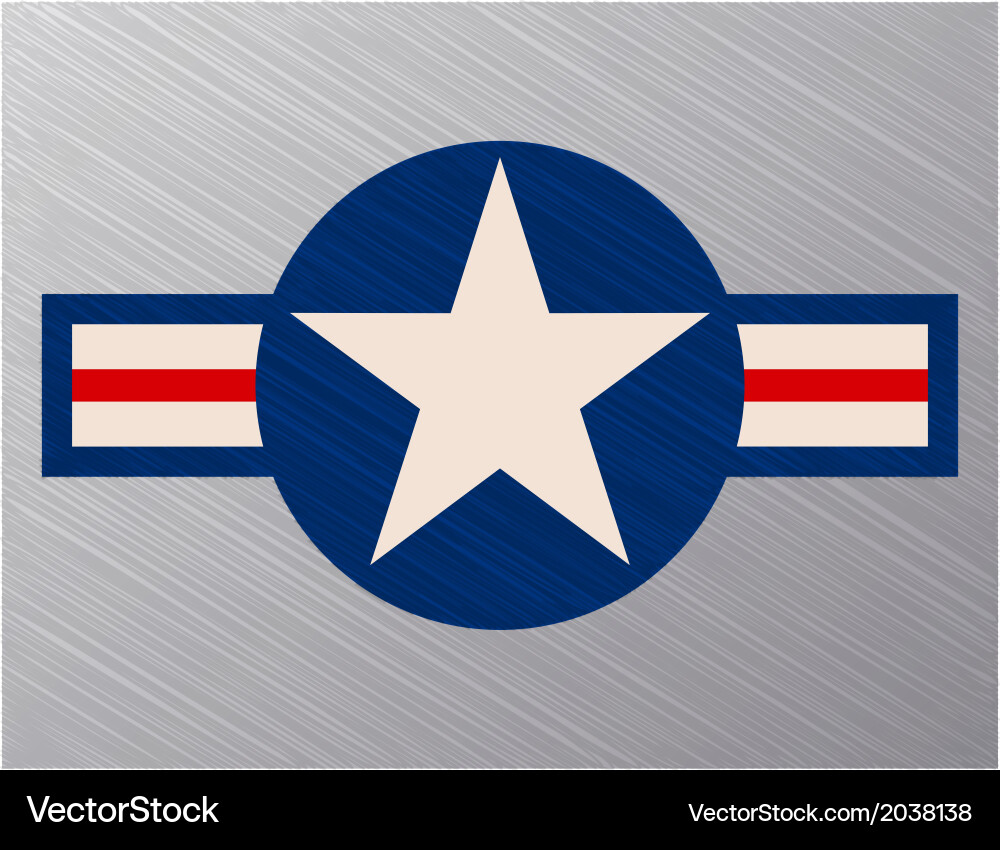 Us air force sign Royalty Free Vector Image - VectorStock