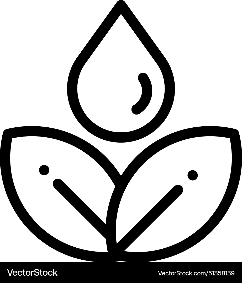 Asana icon thin linear style design isolated on Vector Image