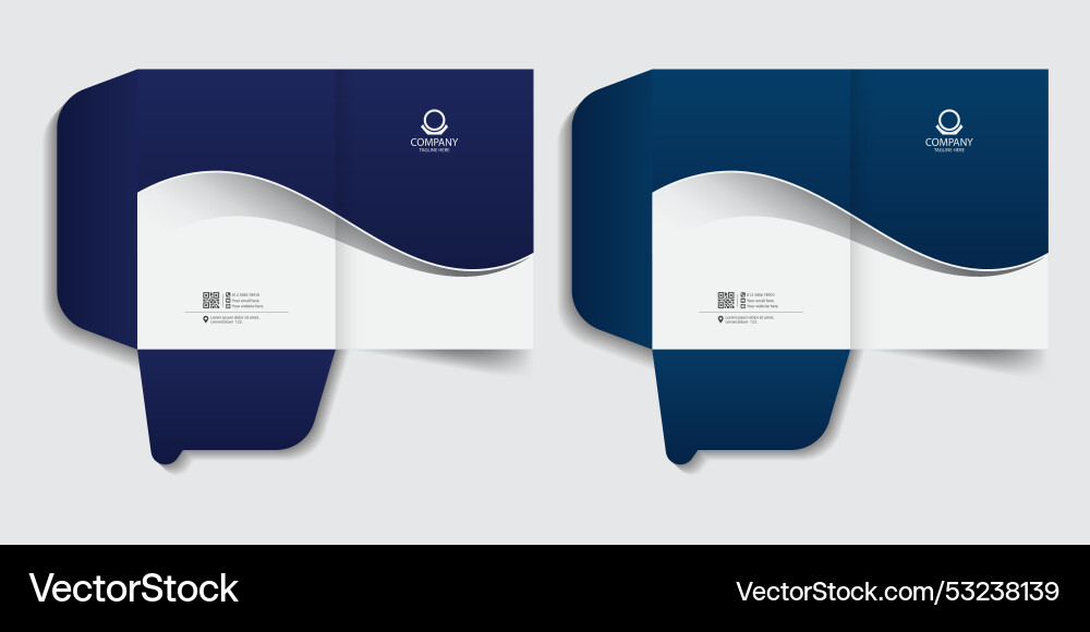 Creative and corporate file folder or report cover