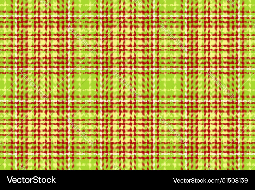 Fabric check of tartan pattern textile Royalty Free Vector