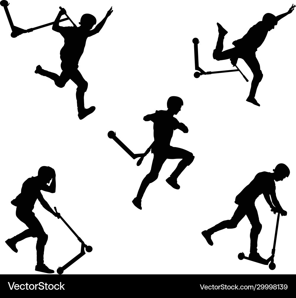 Stunt Scooter Vector Images (over 100)