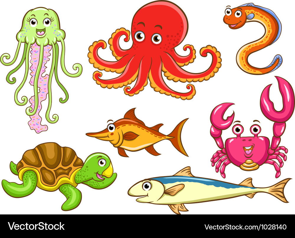 Aquatic Royalty Free Vector Image - VectorStock