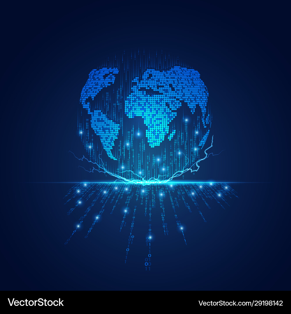 Bigdata Royalty Free Vector Image - VectorStock