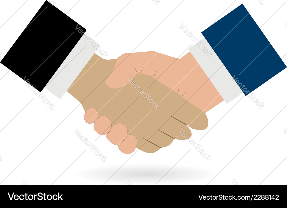 Handshake Royalty Free Vector Image - VectorStock