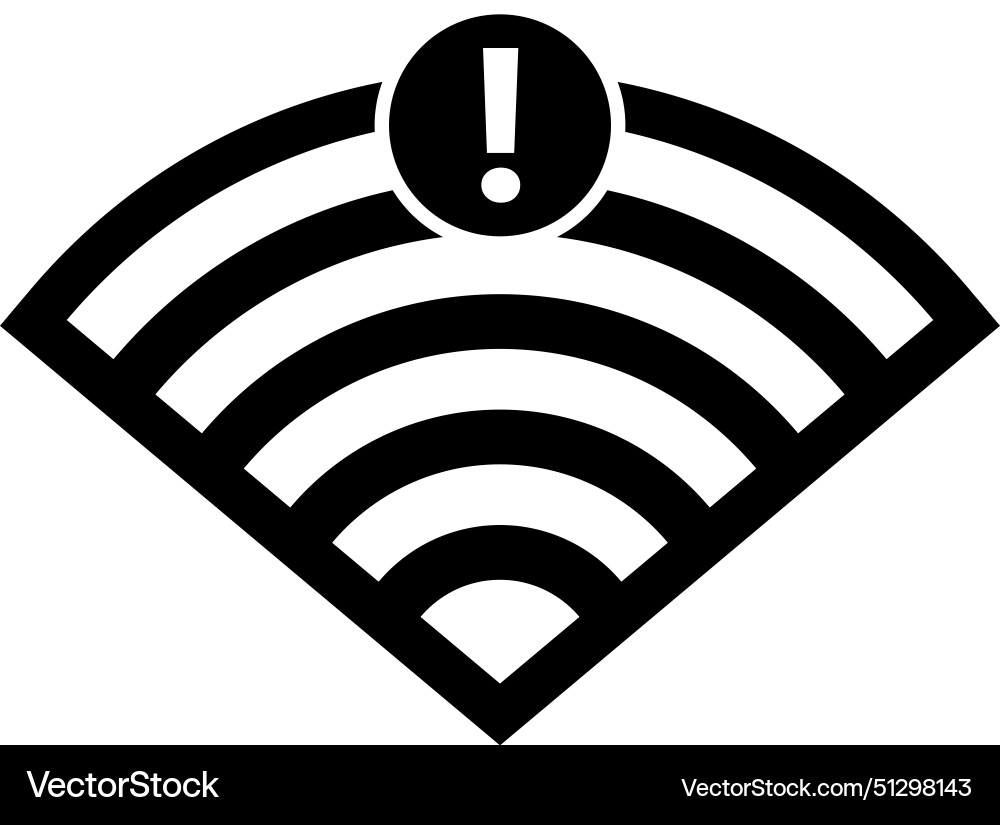 Wifi status icon Royalty Free Vector Image - VectorStock