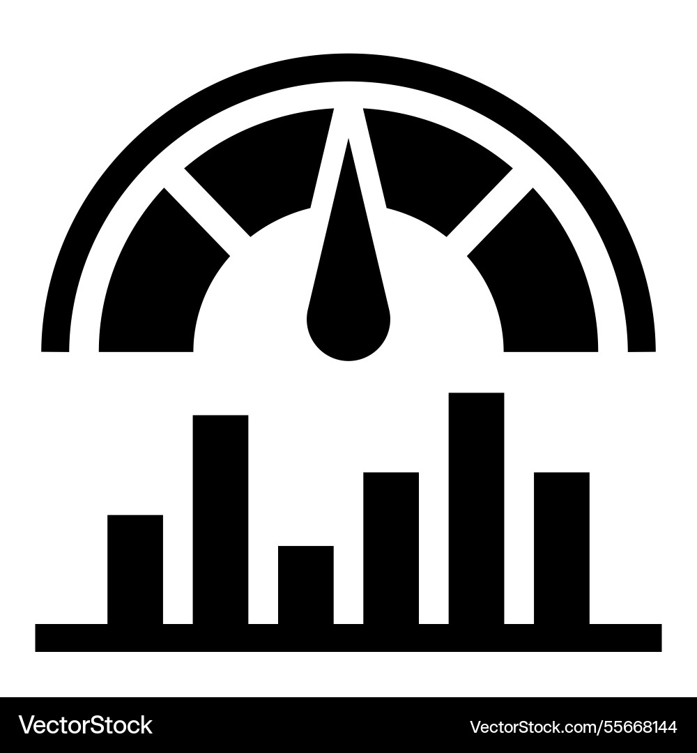 Dashboard solid icon Royalty Free Vector Image