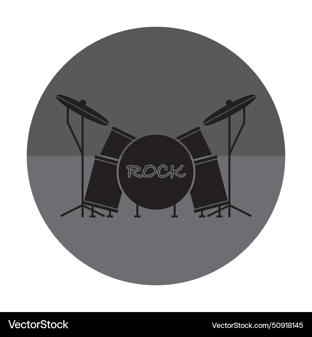 Drum icon Royalty Free Vector Image - VectorStock