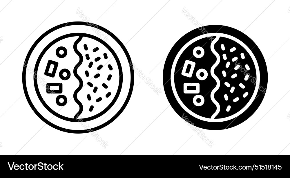 Kare raisu icon Royalty Free Vector Image - VectorStock