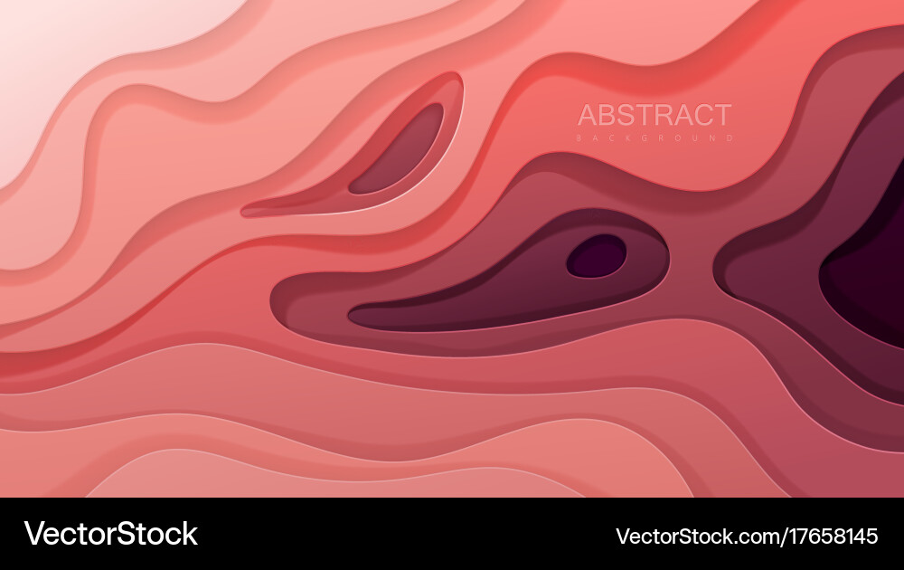 Paper cut background Royalty Free Vector Image